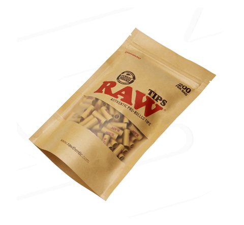 Bolsa RAW de 200 Tips Preenrolados - Distribuidora Heinrich