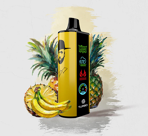Vape Fume Nicky Jam 15.000 Puff 0% Nic Calor Juice (Banana, Pinneapple ...
