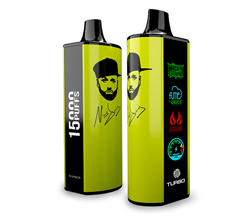 Vape Fume Nicky Jam 15.000 Puff 0% Nic El Ganador (Mango, Kiwi ...