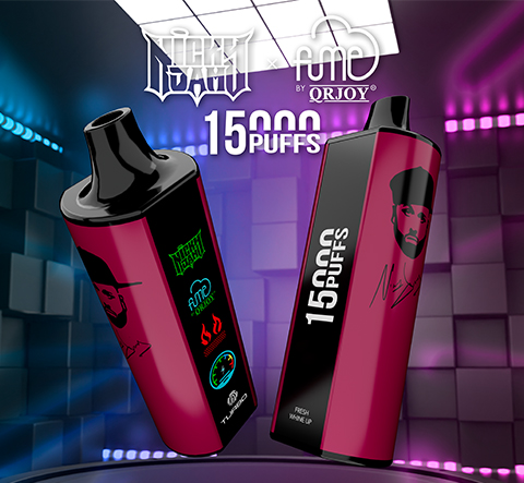 Vape Fume Nicky Jam 15.000 Puff 0% Nic Fresh Whine Up (Strawberry ...
