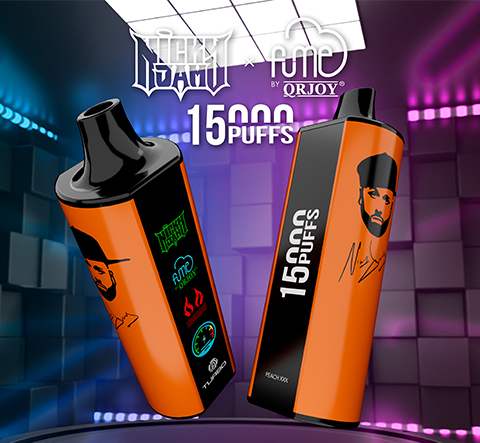 Vape Fume Nicky Jam 15.000 Puff 0% Nic Peach XXX (Peach ICE ...
