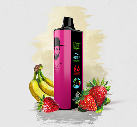 Vape Fume Nicky Jam 15.000 Puff 0% nic Sweet Gatas (Strawberry, banana ...