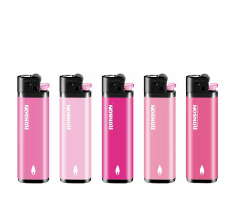 Encendedor Ronson Solido Pink Rosado 20 unidades - Distribuidora Heinrich